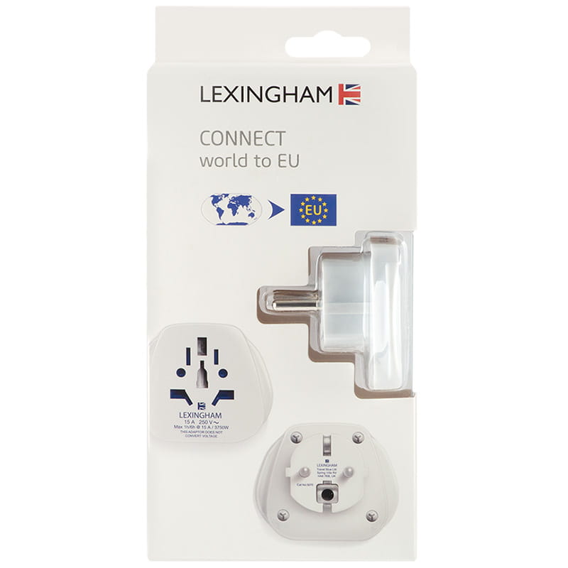 Adapter / przejściówka Lexingham z wyjściem EU, biała Pancernik.eu ...