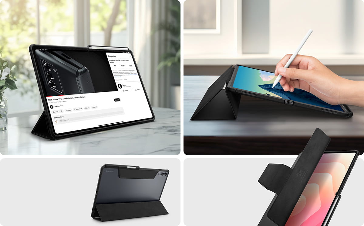 Etui Spigen Ultra Hybrid Pro do Galaxy Tab S11 Ultra, czarno ...