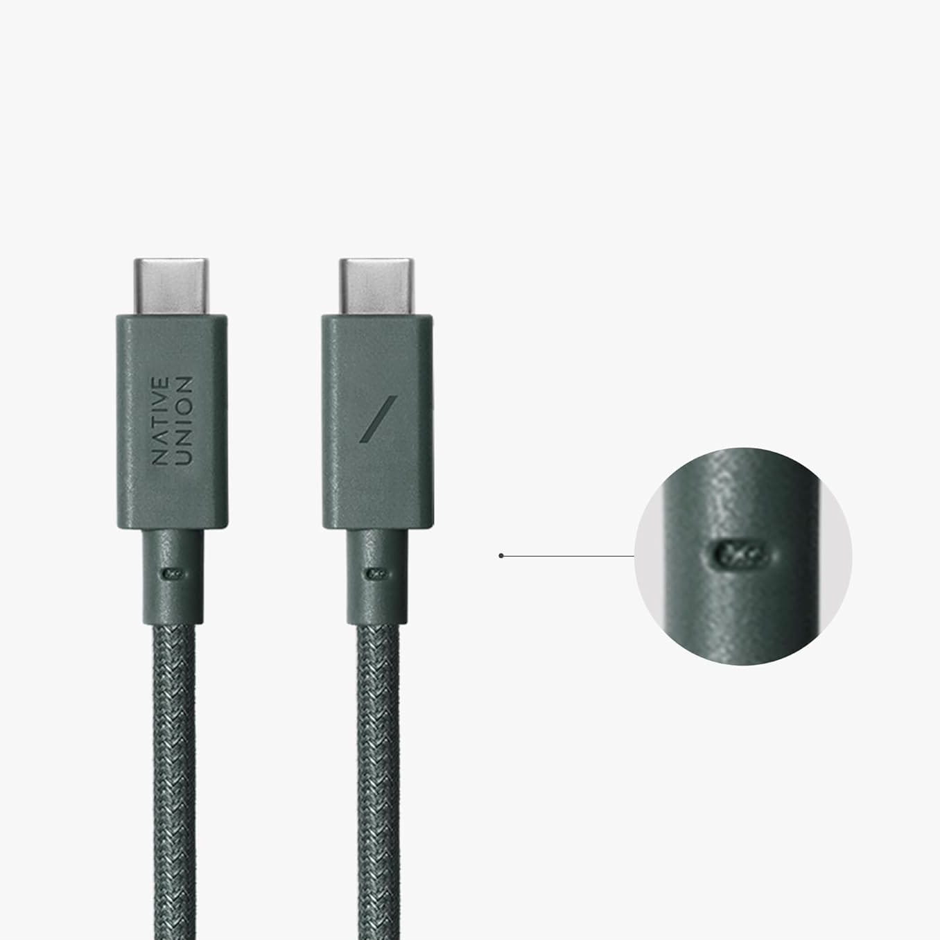 Kabel USB-C - USB-C, Native Union Anchor Cable 240W, 3 m, zielony ...