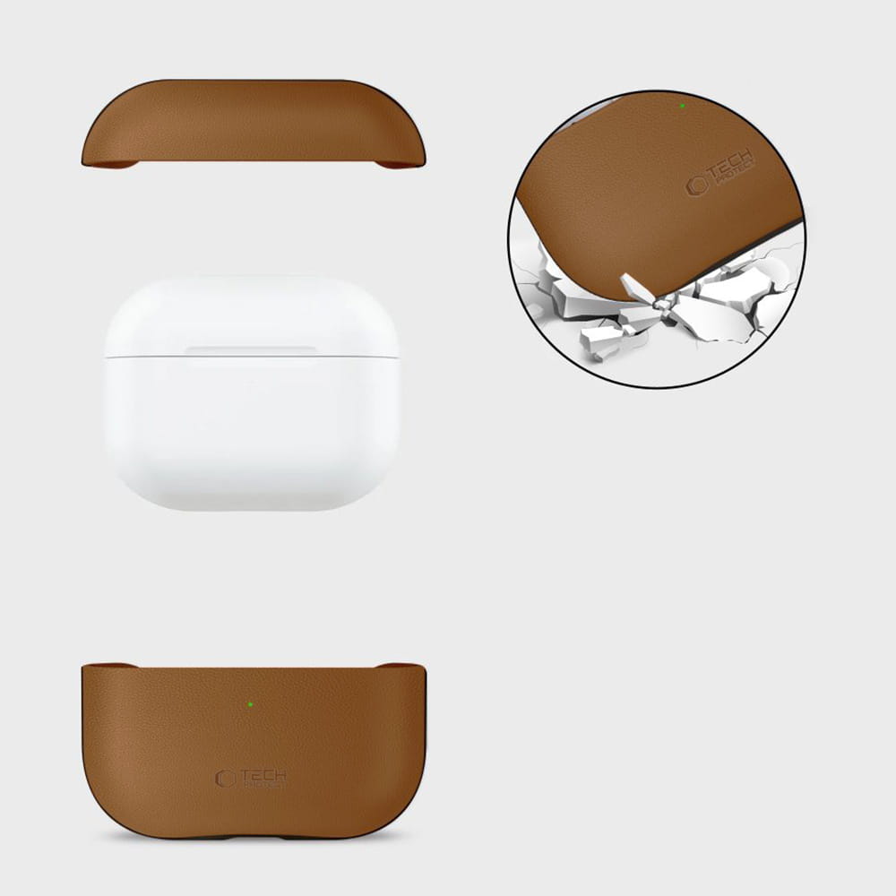 Etui Tech-Protect NaturalFit do AirPods Pro 3, brązowe Pancernik.eu ...